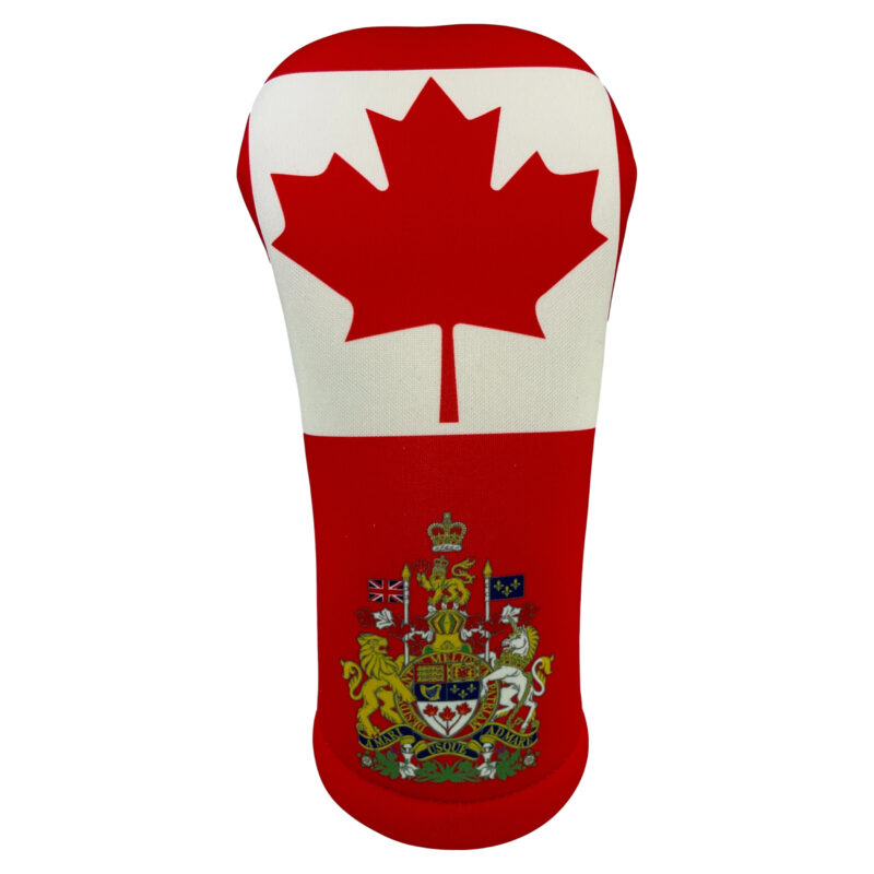 Canada Flag Club Headcover- BeeJo's Golf Club Headcovers