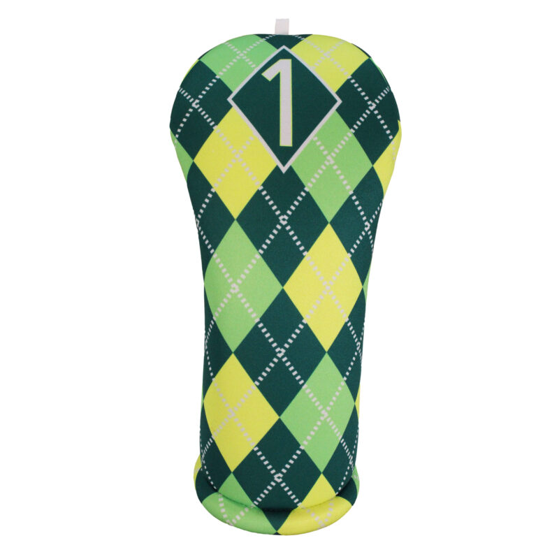 Light Green & Yellow Argyle - BeeJo's Golf