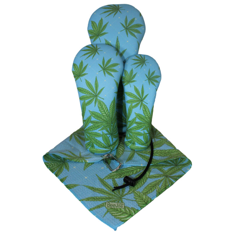 Blue Marijuana Golf Gift-Set- BeeJo's Golf